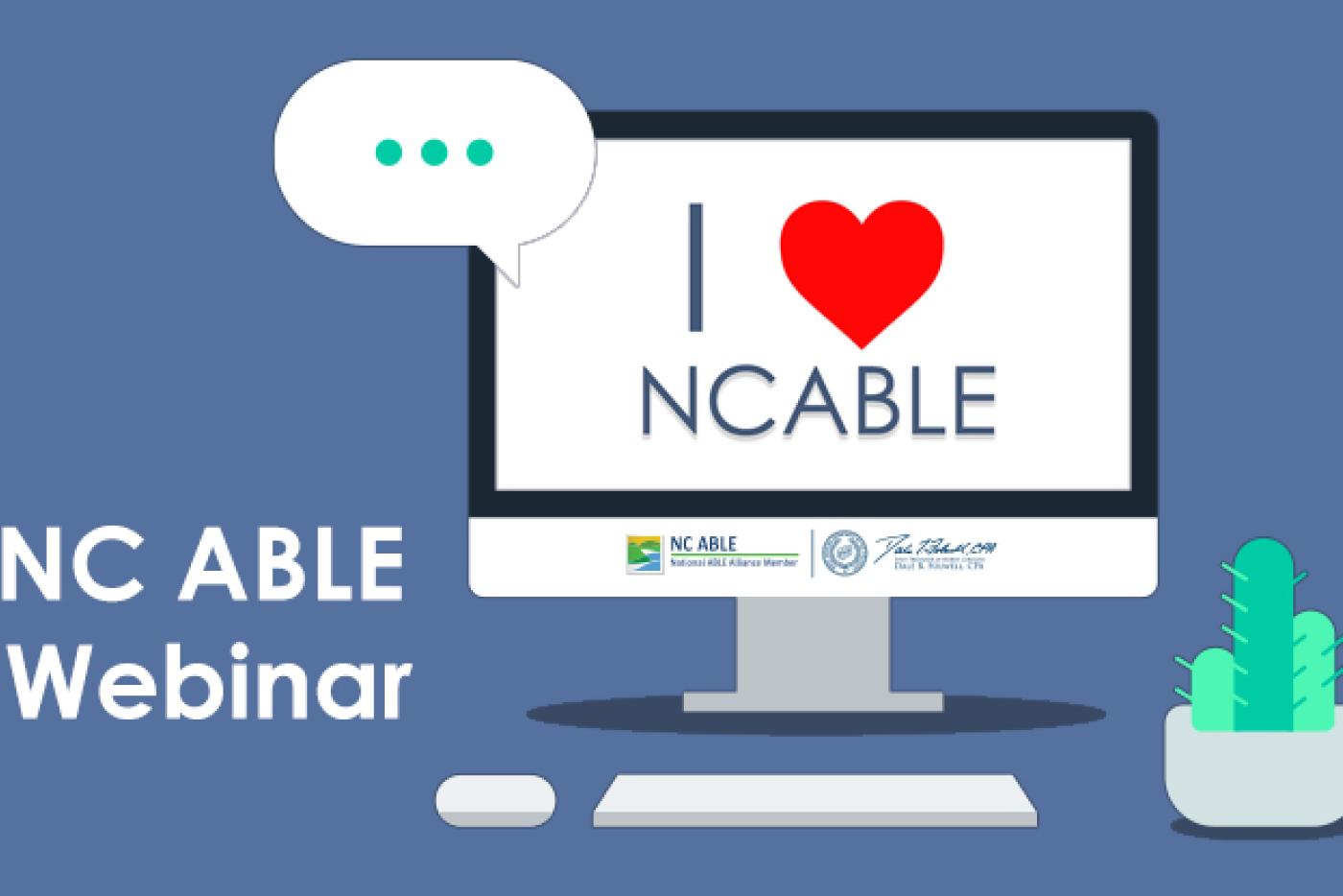Understanding the NC ABLE Program Basics: Webinar with Abound Health | NCABLE